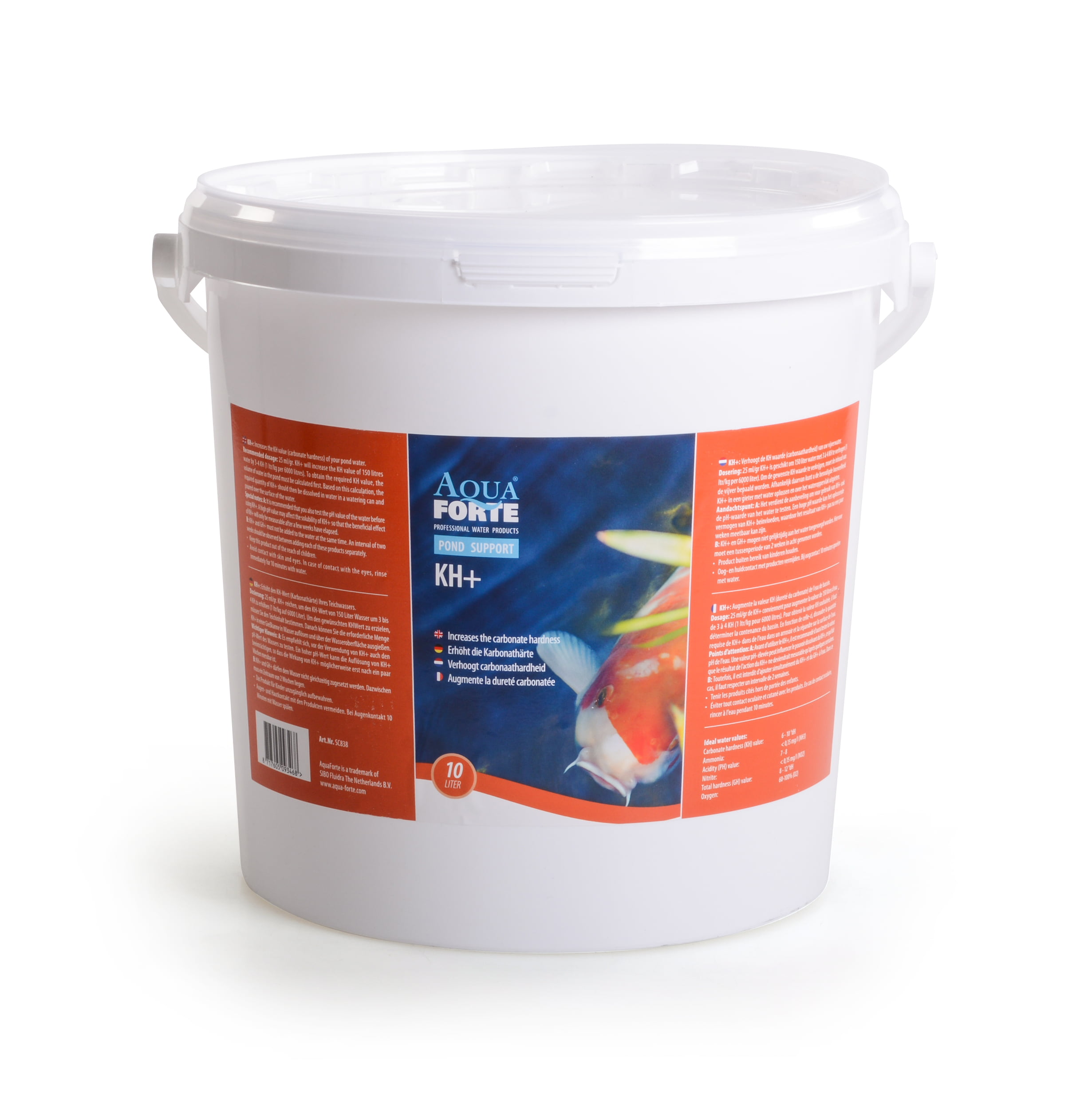 AquaForte KH+ 10 liter (± 2½kg) - AquaForte Zuverlässige und innovative ...